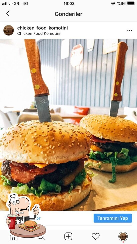 Menu at CFK Fried Chicken Chips & Burgers, Komotini
