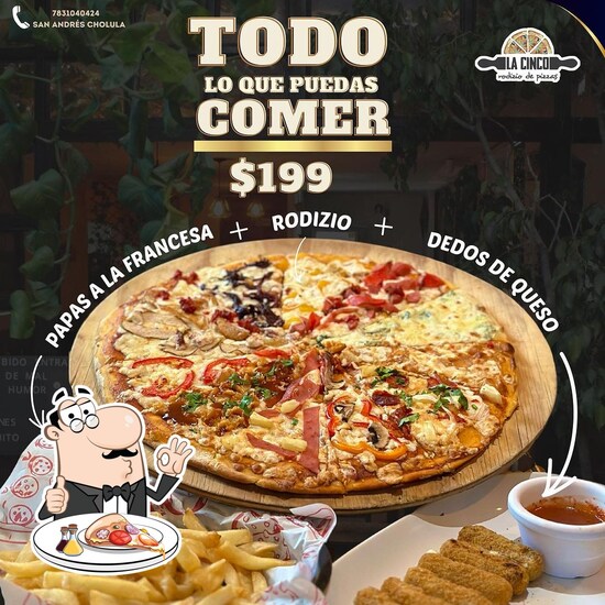 La Cinco Rodizio de Pizzas San Pedro Cholula, Cholula - Menú del ...