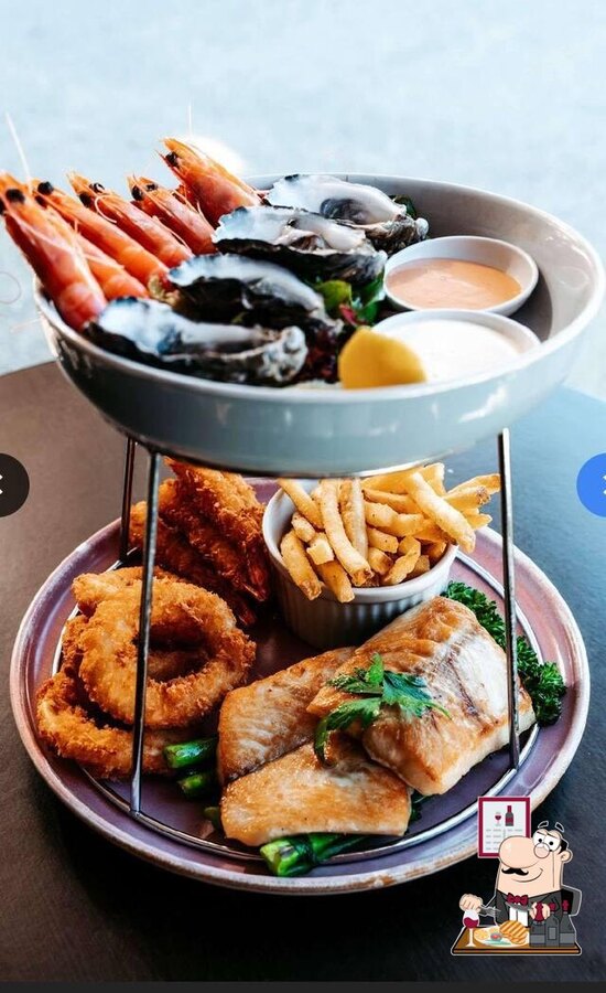 Menu at River Quay Fish restaurant, Brisbane City