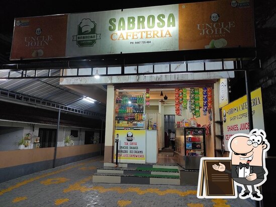 Menu at SABROSA CAFETERIA, Pala
