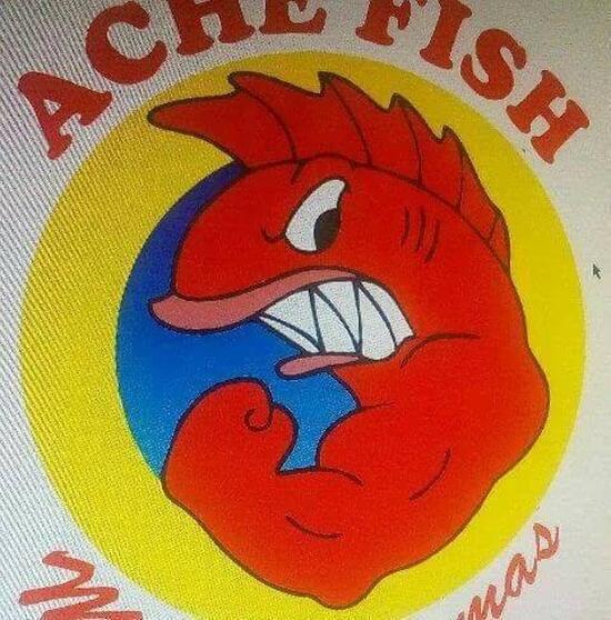 Menu at ACHE FISH restaurant, Monterrey