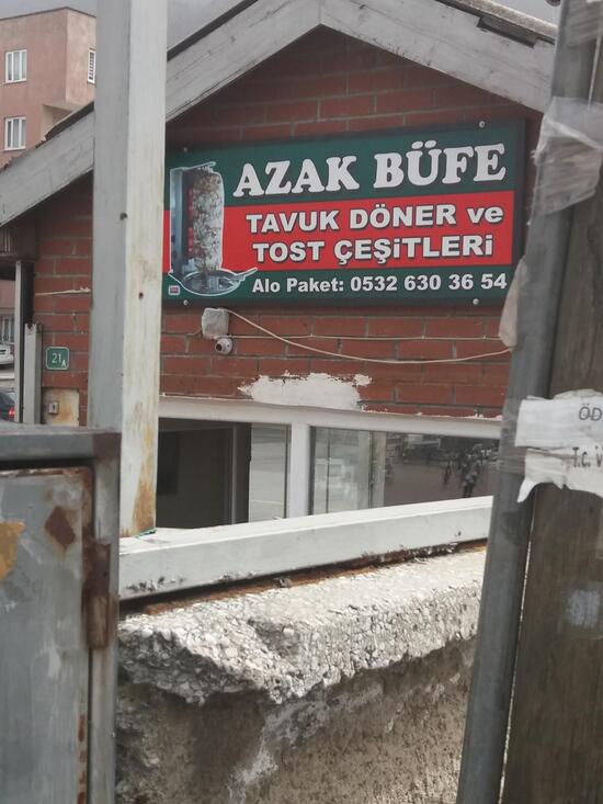 Menu at Azak Büfe, Bursa