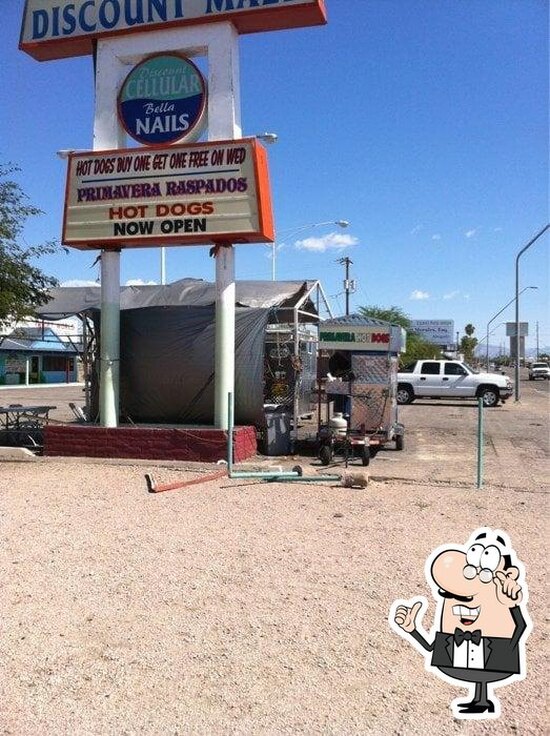 Menu at Primavera Hot Dogs, Tucson