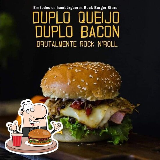 Menu at Rock Burger Stars restaurant, Marinha Grande