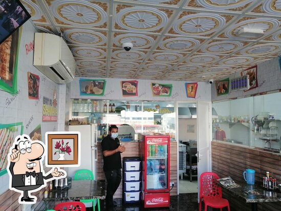 Menu at Bait Al Shawaya Cafeteria, Abu Dhabi, Unnamed Road
