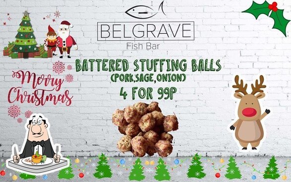 Menu at Belgrave Fish Bar, Tamworth, 305 Wilnecote Ln