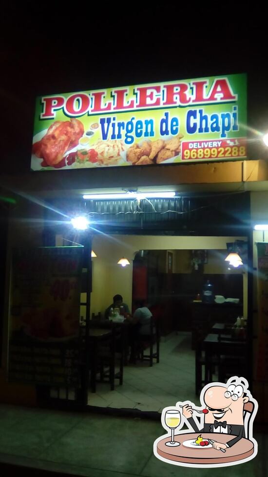 Menu at Polleria Virgen D Chapi restaurant, Ica