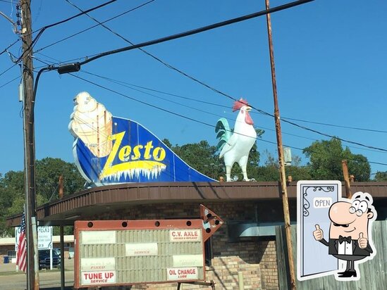 Menu at Zesto Drive-In fast food, Bogalusa
