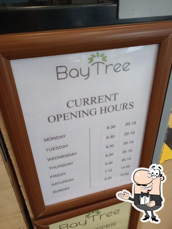 Menu at Bay Tree Cafe, Westbury, Westbury Railway Station
