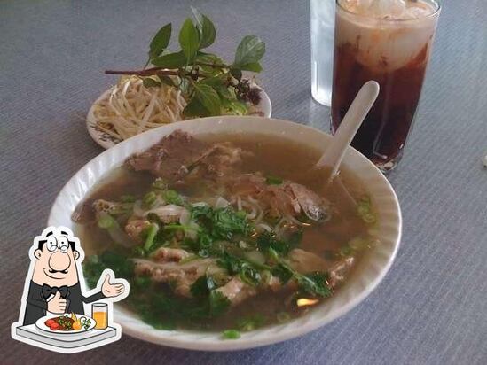 Menu at Pho 75 restaurant, Rockville