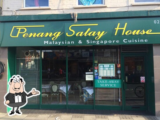 Menu at Penang Satay House restaurant, London