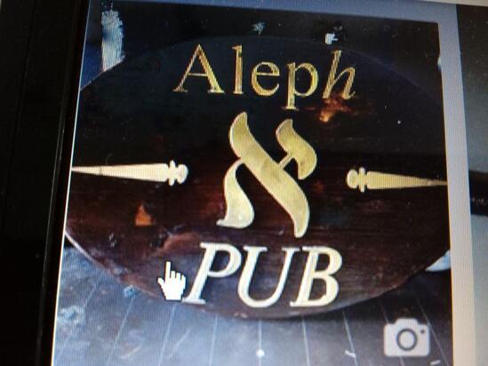 Menu at Aleph Pub, Spezzano Albanese