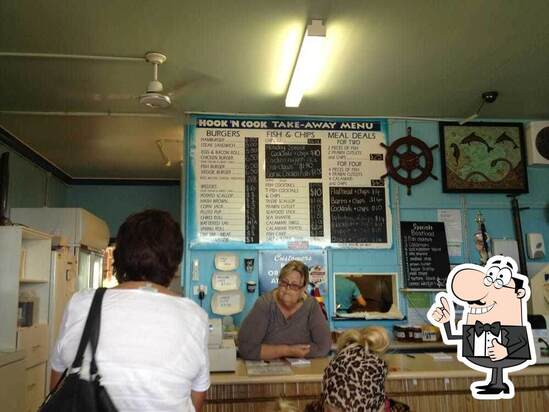Menu at Hook N Cook restaurant, Tea Gardens