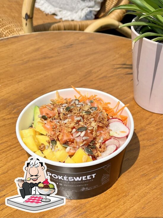 Menu at Pokésweet restaurant, Creutzwald
