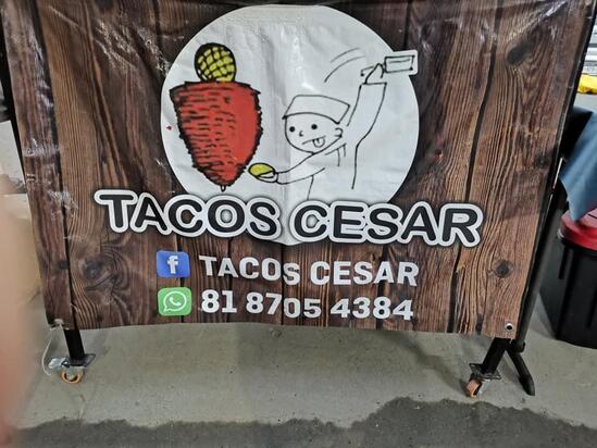 Menu at Tacos Cesar restaurant, Monterrey, Av Zapopan 4778