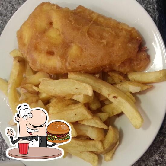 Menu at Mr Chippy fast food, Cwmbran