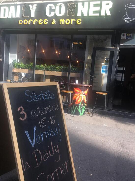 Menu at Daily Corner, Bucharest