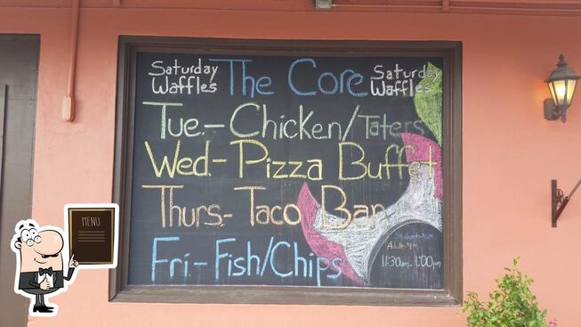 Menu at The Core Coffee House, Medina