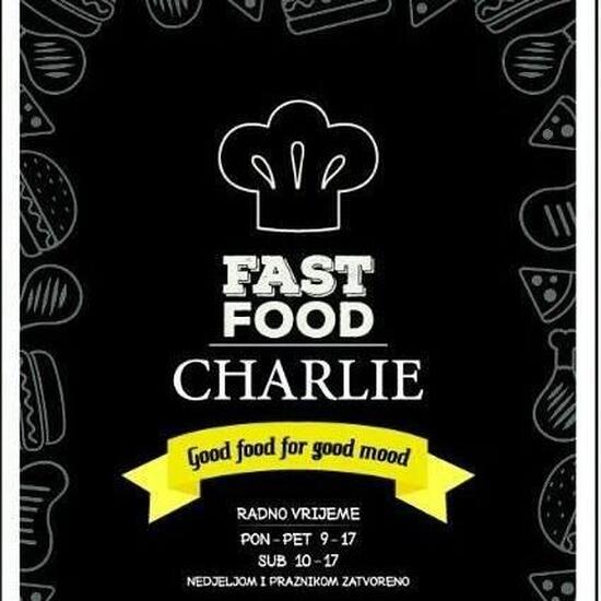 Menu at Fast food Charlie, Labin
