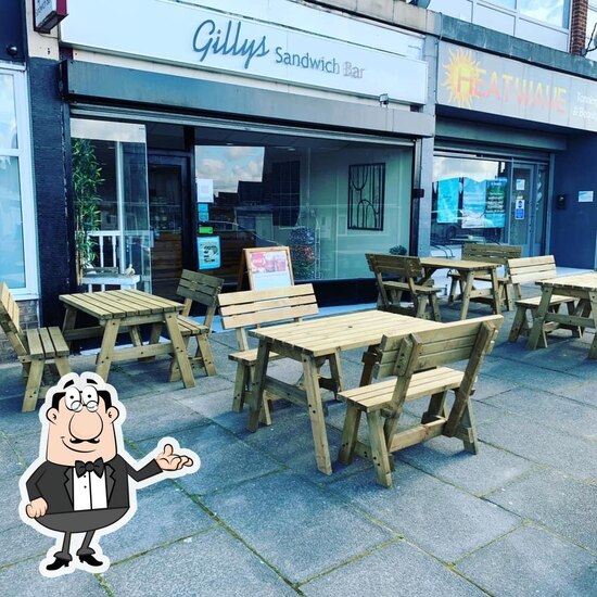 Menu at Gilly's Sandwich Bar, Leicester