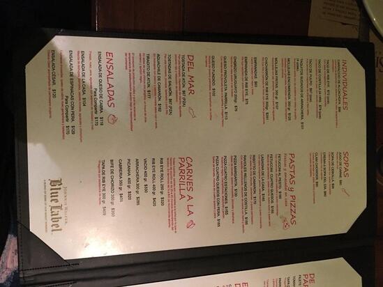 Menu at La Encomienda Tijuana pub & bar, Tijuana, Diego Rivera 2479