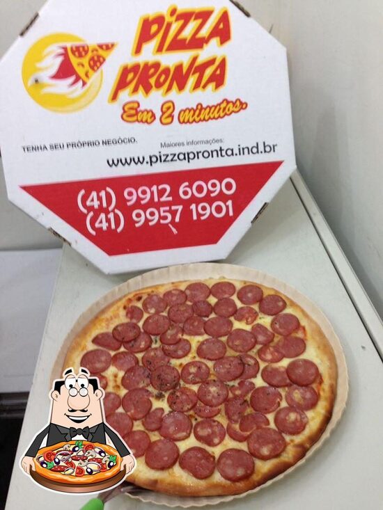 Menu em Pizza Pronta em 2 minutos, Curitiba