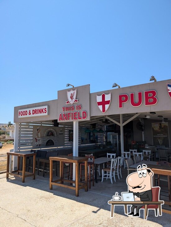 Anfield bar, Kato Gouves - Restaurant menu, prices and reviews