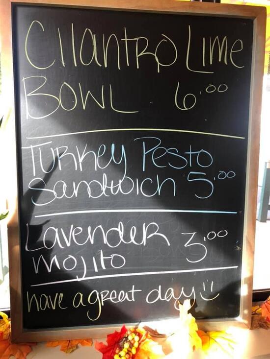 Menu at GOOD to go fast food, Roseburg