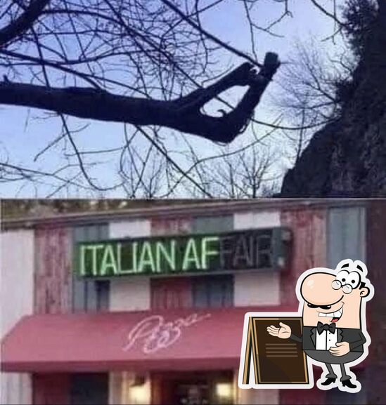 Menu at Italian Affair Pizza pizzeria, Sherman, 104 N Woods St