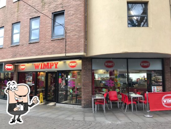 Menu at Wimpy restaurant, King's Lynn