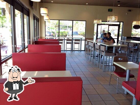 Menu at Panda Express fast food, Burien, 1st Ave S