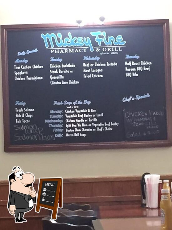 Menu at Mickey Fine Grill restaurant, Beverly Hills, 433 N Roxbury Dr ...
