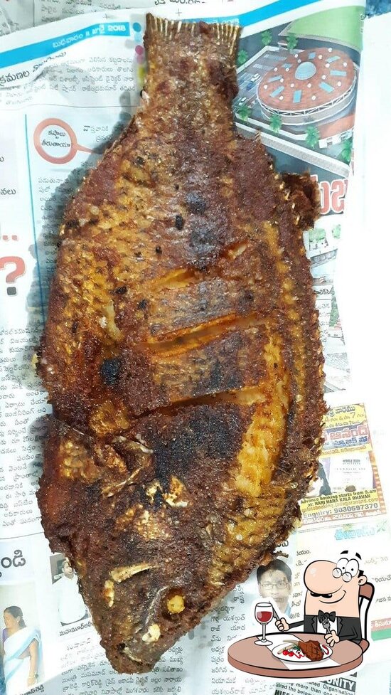 Menu at Pyare Khalu Fish Fry center, Hyderabad
