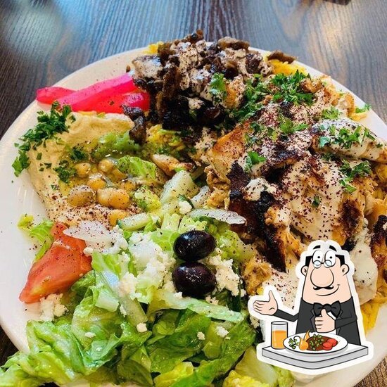 Menu au Ramallah Cafe, Winnipeg, Munroe Ave #108