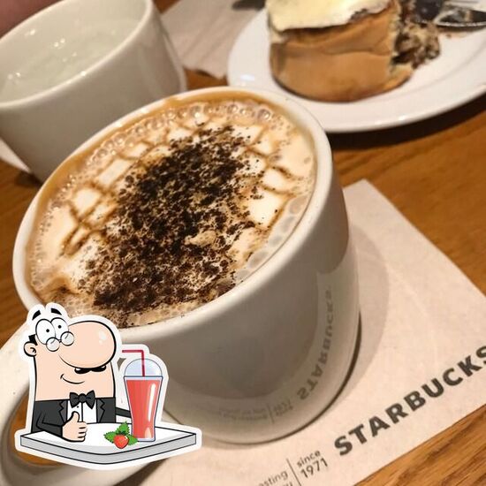 Menu at Starbucks cafe, Pasig, 14 Emerald Avenue
