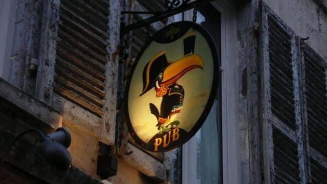 Menu at The General Humbert's pub & bar, La Rochelle