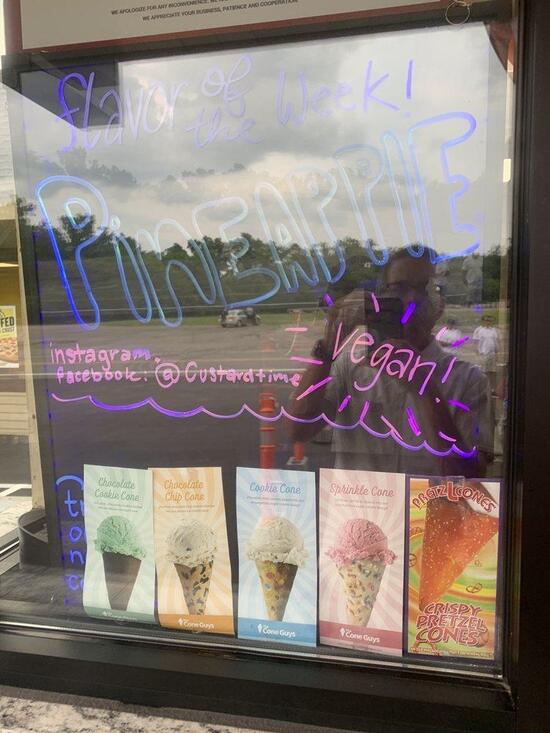 Menu at Custard Time restaurant, Northville