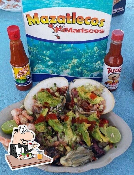 Menu at Mariscos mazatlecos restaurant, Mexicali