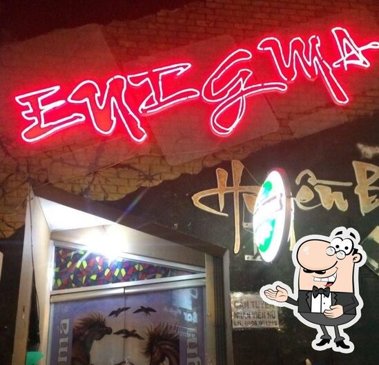 Menu at Enigma Bar, Vung Tau