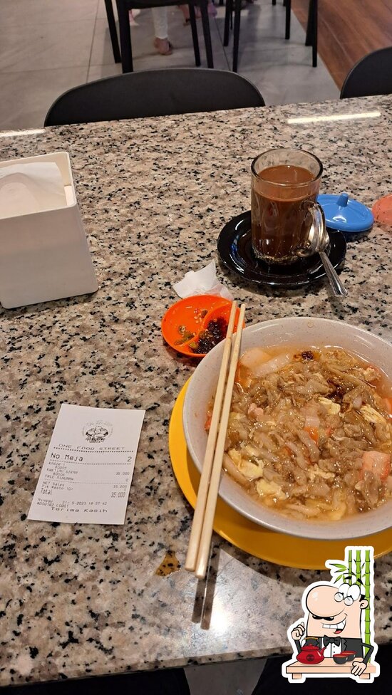 Menu at Tai Ka Lok restaurant, Batam