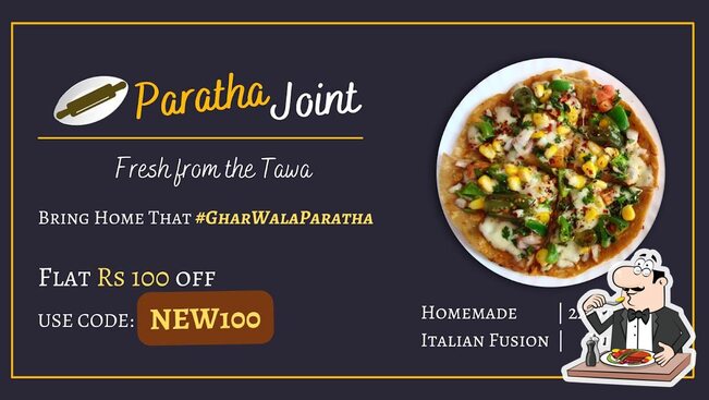 Menu at Paratha Joint, Bengaluru