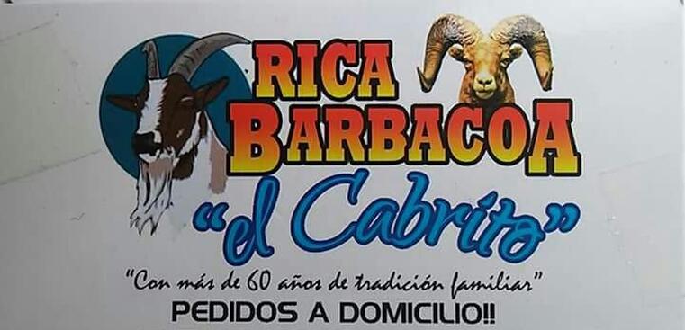 Menu at RICA BARBACOA EL CABRITO, Huehuetlán el Chico