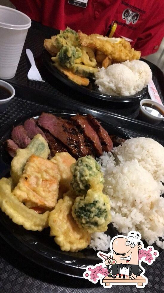Menu at Kenji's Teriyaki Grill restaurant, Fresno