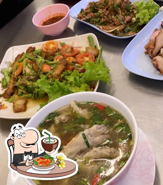 Menu at J Tim Seafood restaurant, Bangkok
