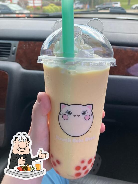 Menu at Kawaii Boba House cafe, Hot Springs