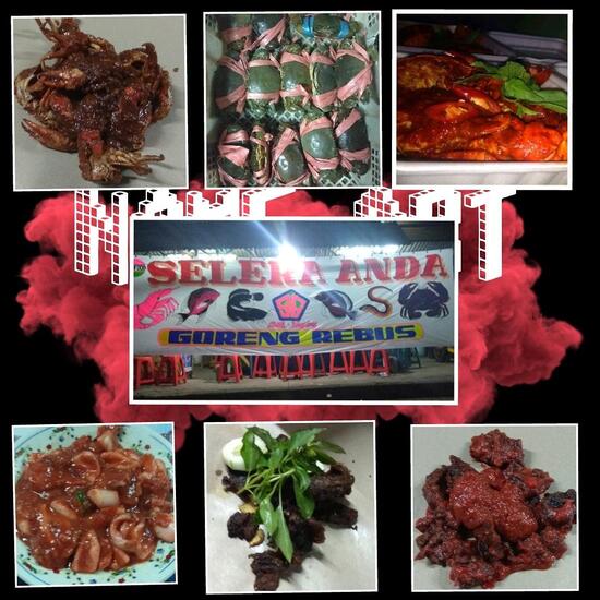 Menu at Seafood Selera Anda restaurant, Surabaya