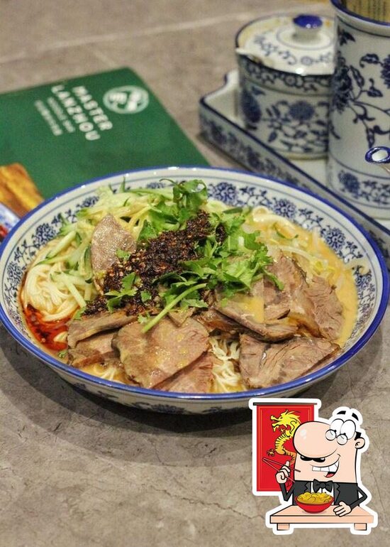 Menu at Lanzhou Beef Noodle Bar, Carlton, 163 Grattan Street