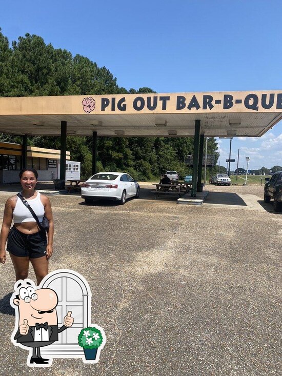 Menu at Pig Out BBQ, Dothan, Reeves St
