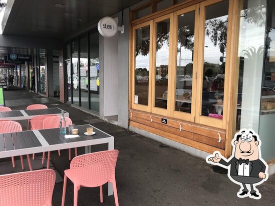 Menu at Stevie cafe, Sandringham