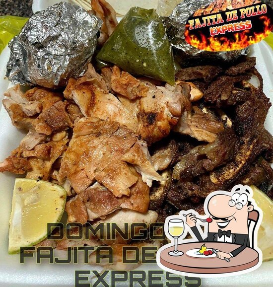Carta del restaurante Fajita del Pollo Express, Matamoros